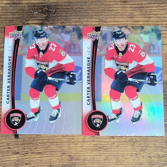 Toys | 225 Tim Hortons Carter Verhaeghe Hockey Trading Cards | Poshmark